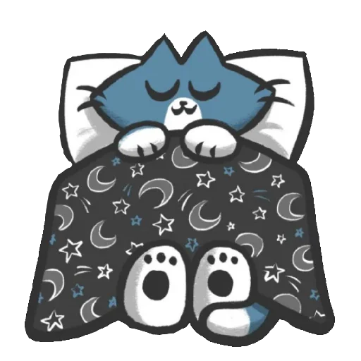 Набор стикеров для Telegram «Bandit the cat»